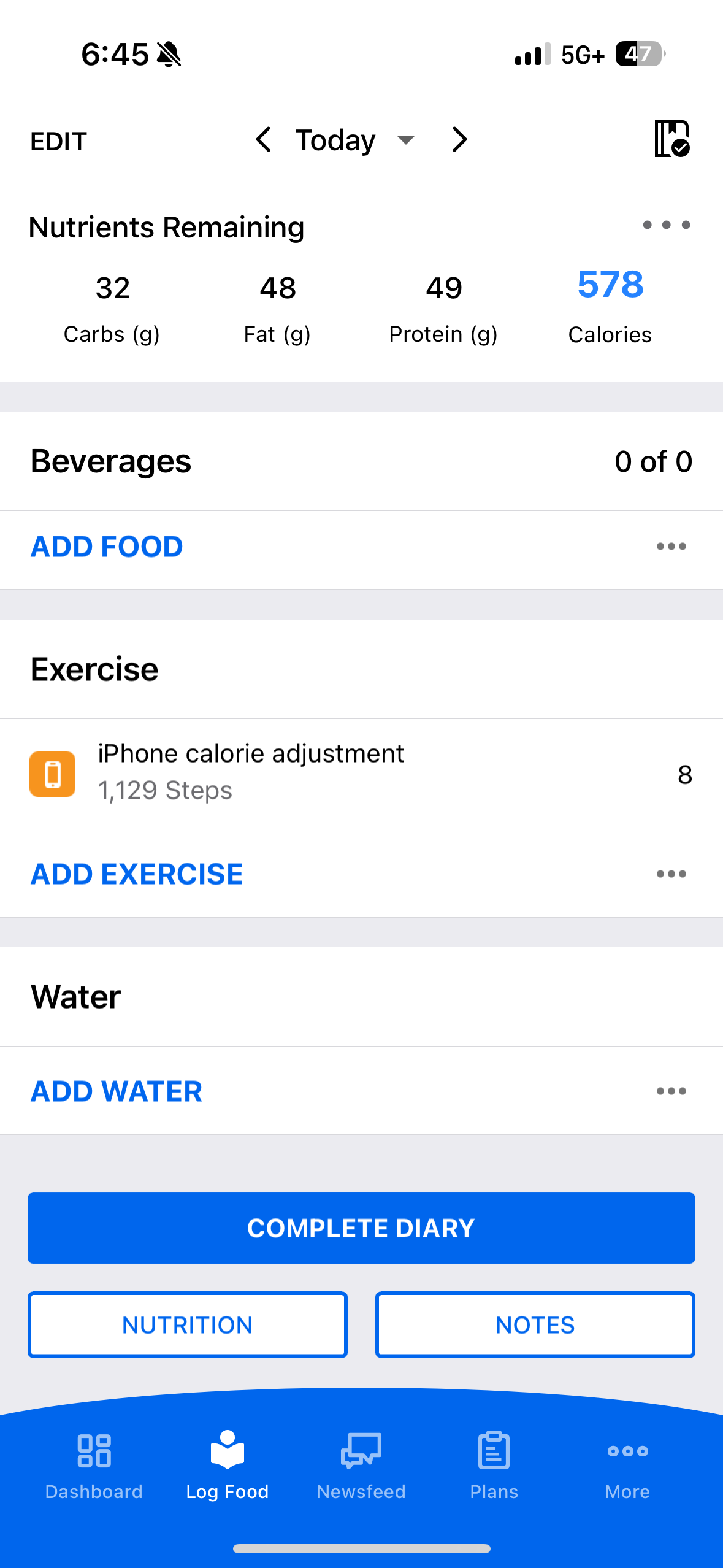 How do I add notes to my food diary? – MyFitnessPal Help