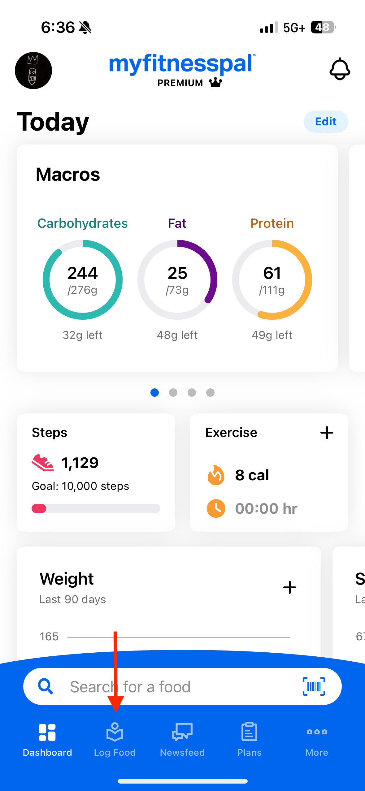 ¿Cómo agrego un alimento a mi diario de alimentos? – Ayuda de MyFitnessPal