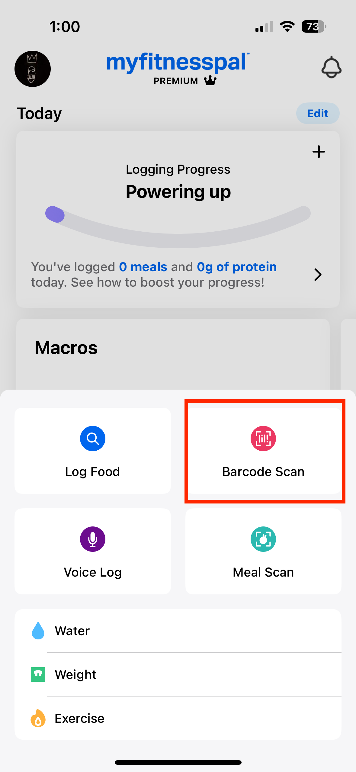 How do I use the barcode scanner to log foods? – MyFitnessPal Help